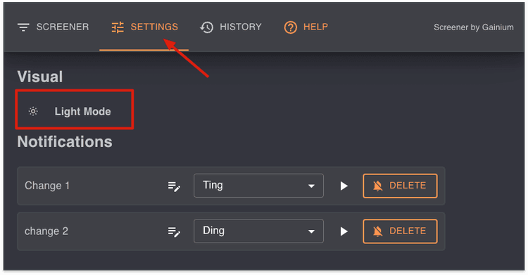Screener Browser extension plugin